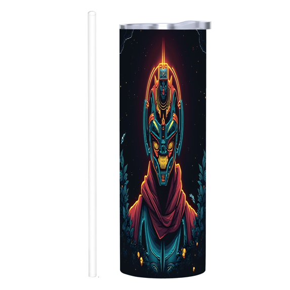 20 oz Stainless Steel Insulated Tumbler - Futuristic Character Design ...