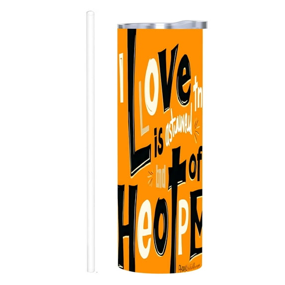 20 oz Stainless Steel Insulated Tumbler - " I Love the of Heptet ...