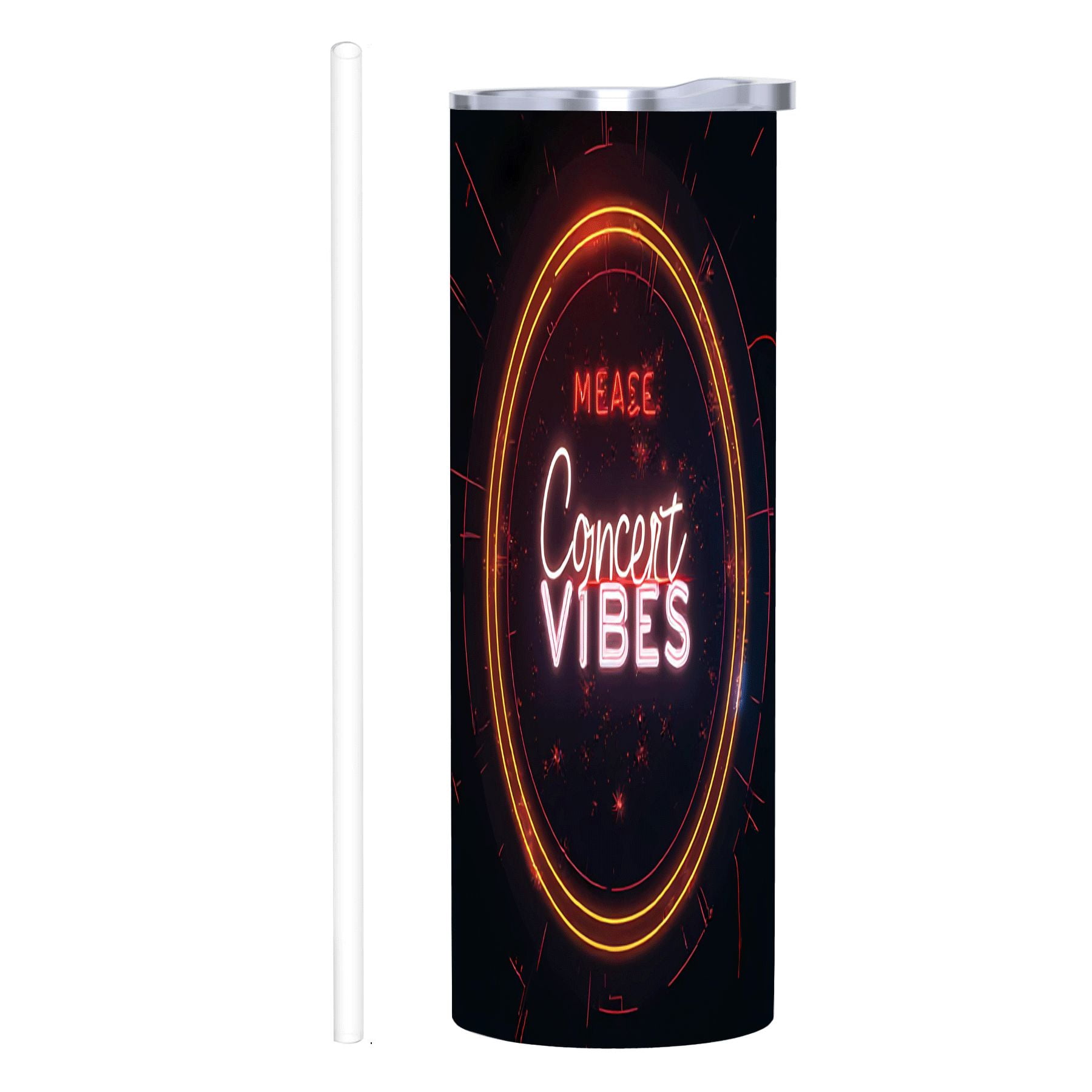 20 oz Stainless Steel Insulated Tumbler - MEAEE Concert VIBES Design ...