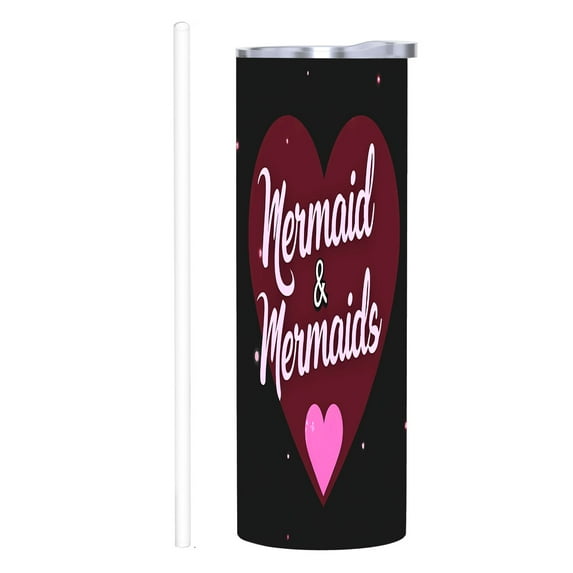 20 oz Stainless Steel Insulated Tumbler - Maroon Heart Design with in ...