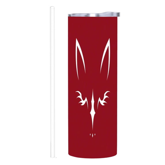 20 oz Stainless Steel Insulated Tumbler - Maroon with Minimalist Design ...