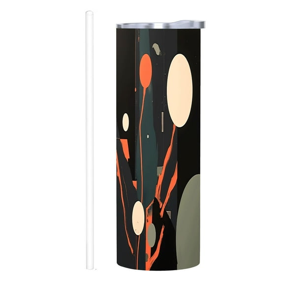 20 oz Stainless Steel Insulated Tumbler - Modern Abstract Design with ...