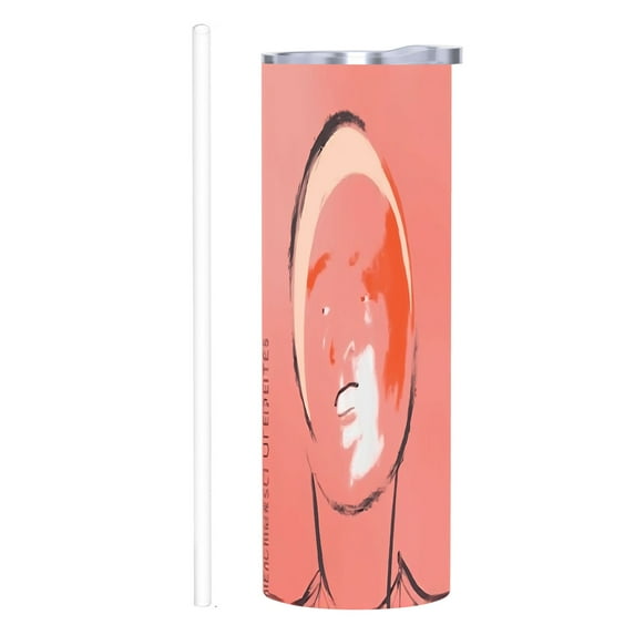 20 oz Stainless Steel Insulated Tumbler - Modern Abstract Face Design ...