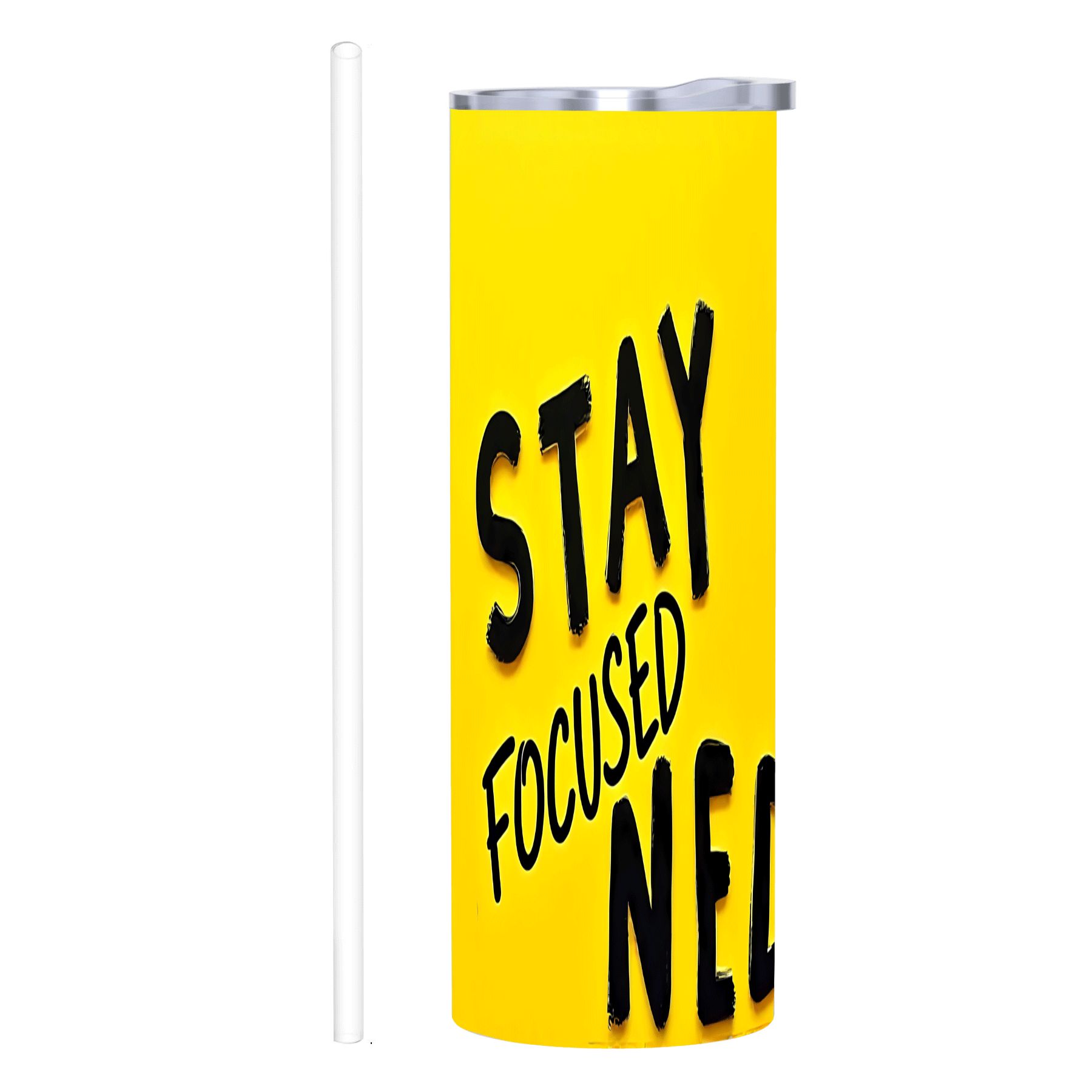 20 oz Stainless Steel Insulated Tumbler - Motivational " STAY FOCUSED ...