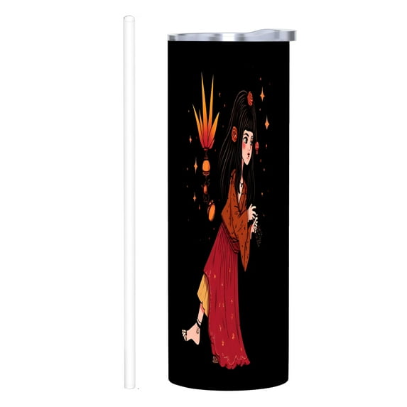 20 oz Stainless Steel Insulated Tumbler - Mystical Lantern Design ...