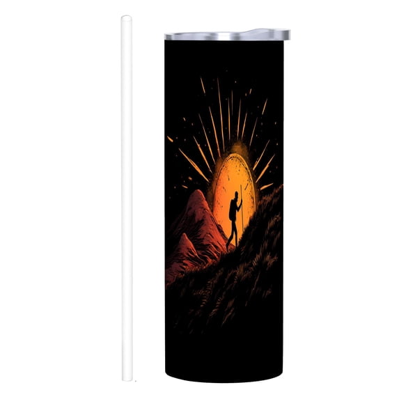 20 oz Stainless Steel Insulated Tumbler - Mystical Silhouette Design ...