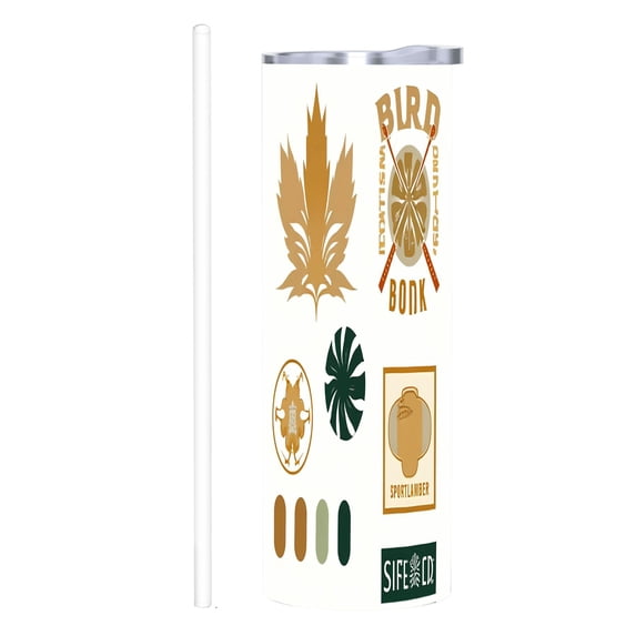 20 oz Stainless Steel Insulated Tumbler - Nature-Inspired Travel Mug ...