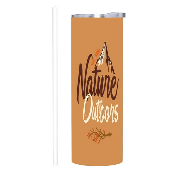 20 oz Stainless Steel Insulated Tumbler - Nature Outdoors Design with ...