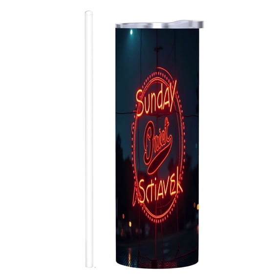 20 oz Stainless Steel Insulated Tumbler - Neon " Sunday Dröj ...