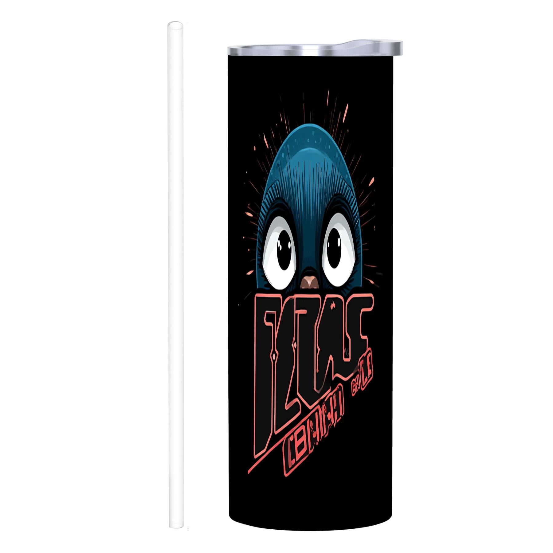 20 oz Stainless Steel Insulated Tumbler - Playful Cartoon Bird Design ...
