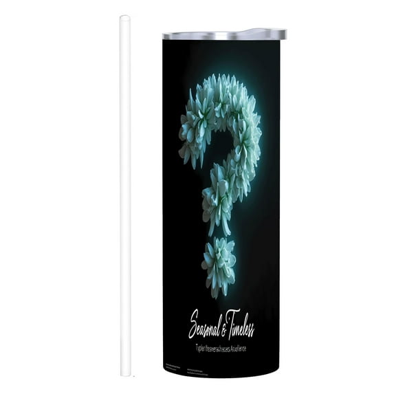 20 oz Stainless Steel Insulated Tumbler - Question Mark Design Double ...