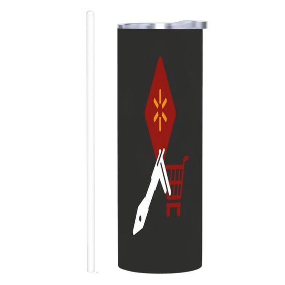 20 oz Stainless Steel Insulated Tumbler - Red Diamond & Yellow Design ...
