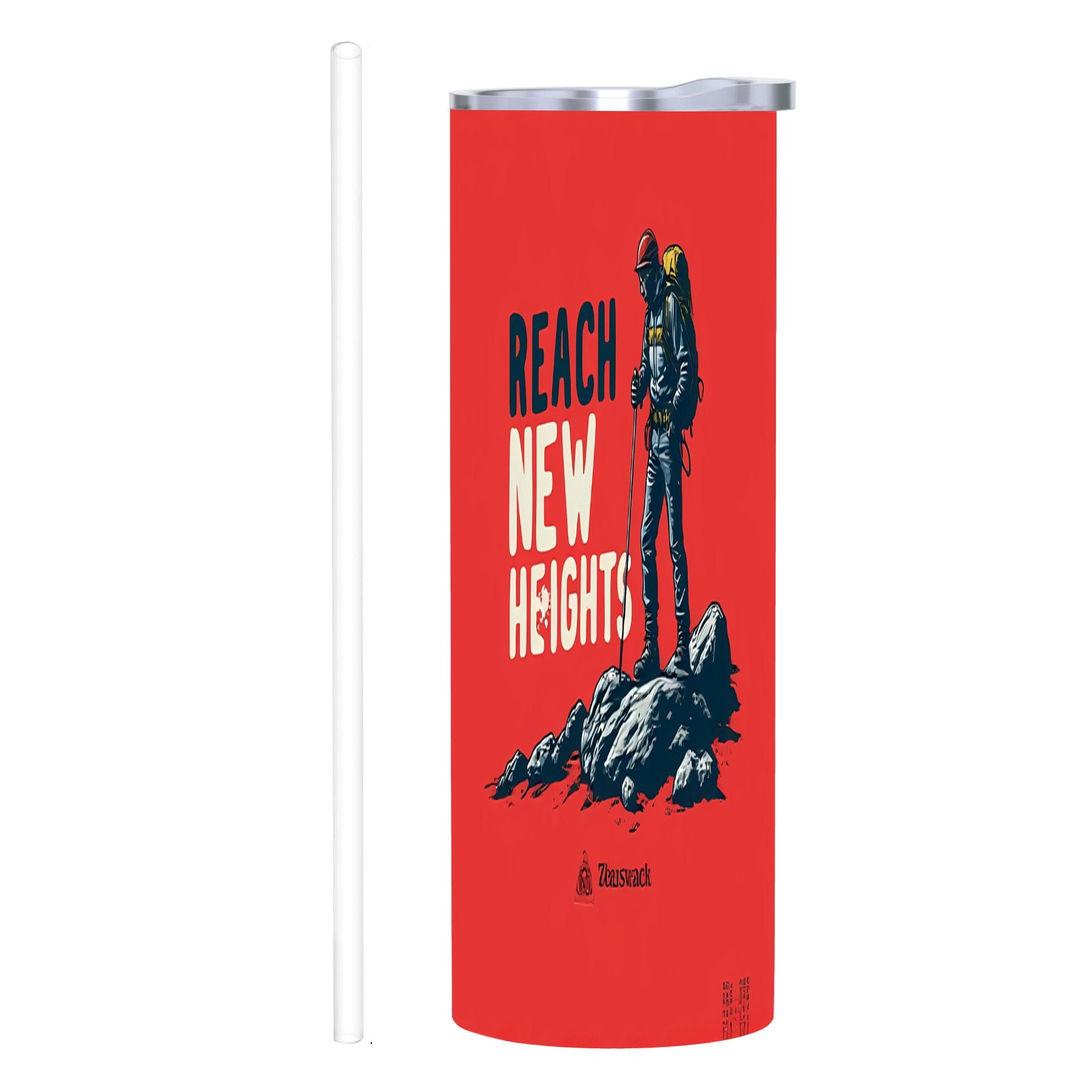 20 oz Stainless Steel Insulated Tumbler - Red " REACH NEW HEIGHTS ...