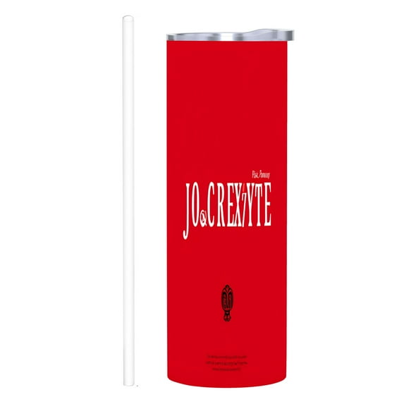 20 oz Stainless Steel Insulated Tumbler - Red with White " CREKWTTE ...