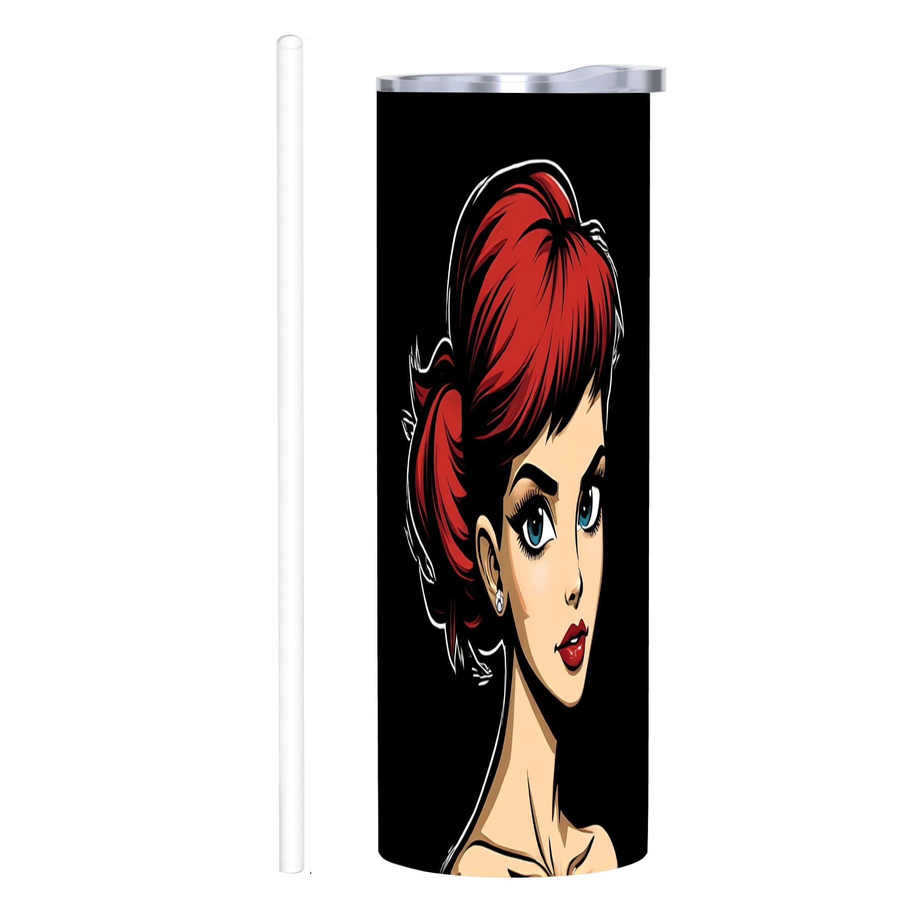 20 oz Stainless Steel Insulated Tumbler - Retro Comic Style with Bold ...