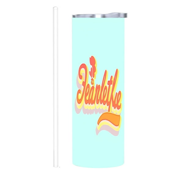 20 oz Stainless Steel Insulated Tumbler - Retro Light Blue " Jeankte ...