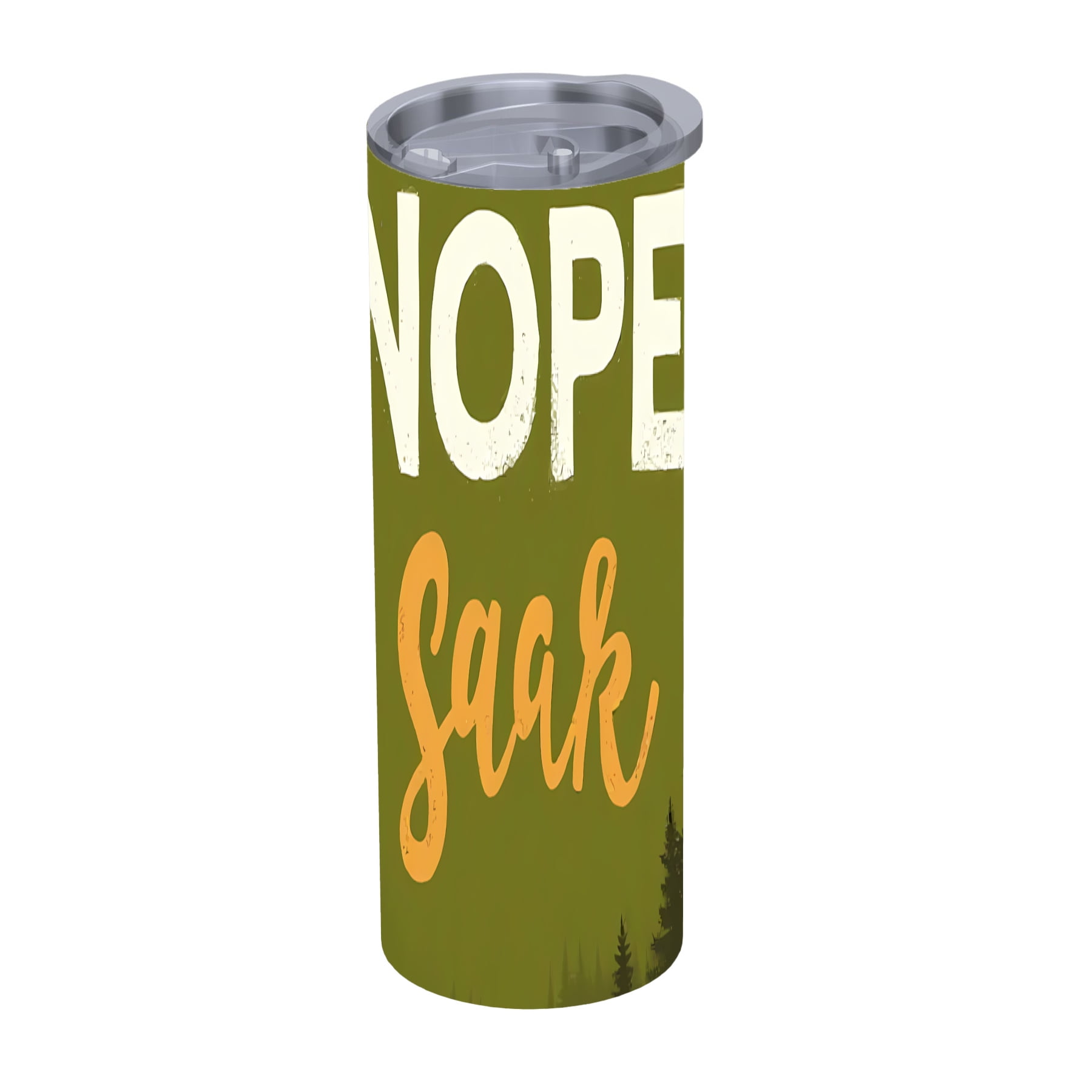 20 oz Stainless Steel Insulated Tumbler - " Saak " Design with Pine ...