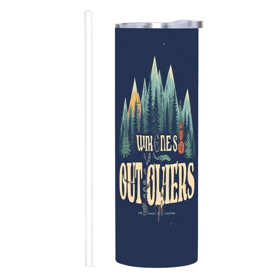 20 oz Stainless Steel Insulated Tumbler - Scenic Trees & Mountains ' WY ...