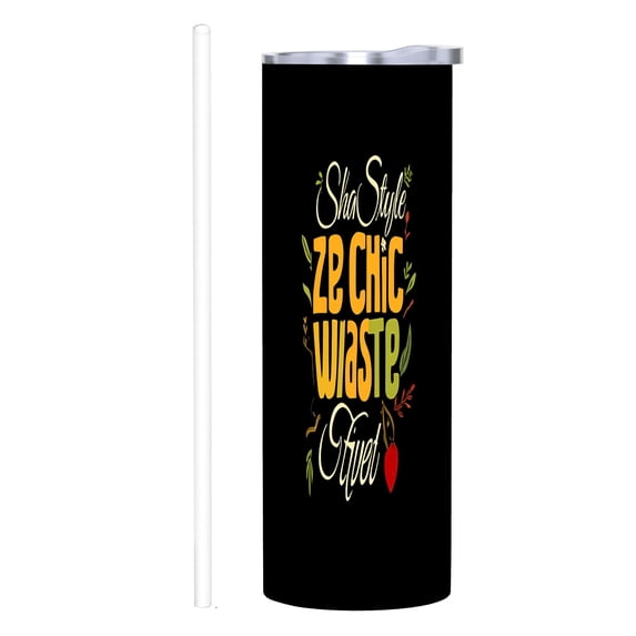 20 oz Stainless Steel Insulated Tumbler - ' Ska Style ' Design with ...