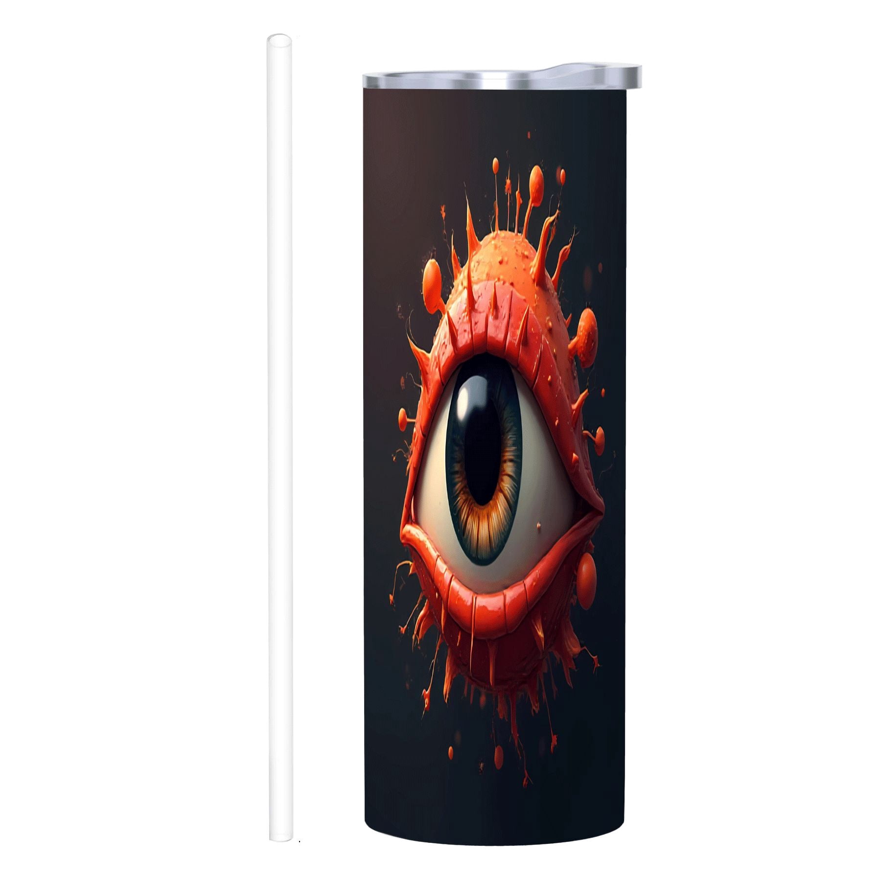 20 oz Stainless Steel Insulated Tumbler - Sleek Black Design with ...