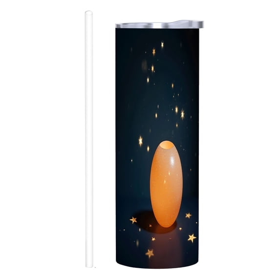 20 oz Stainless Steel Insulated Tumbler - Starry Night Design with ...