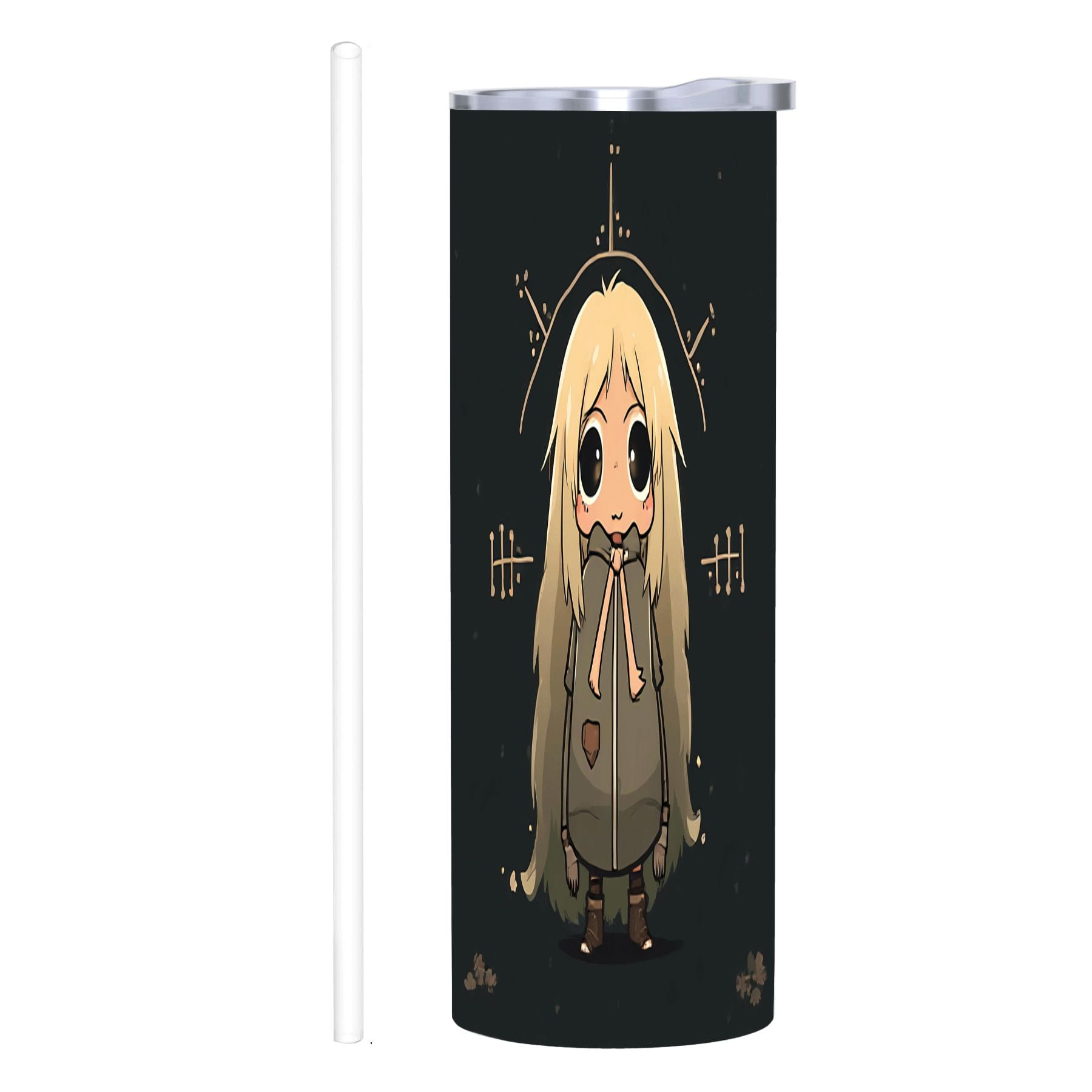 20 oz Stainless Steel Insulated Tumbler - Stylish Character Design with ...