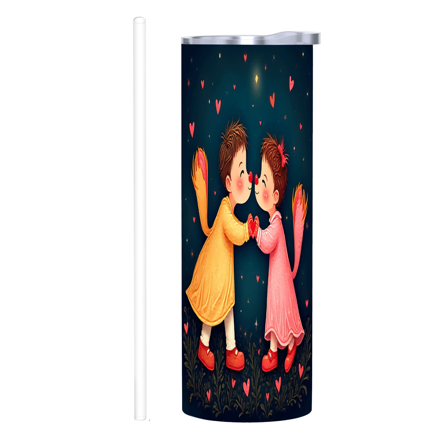 20 oz Stainless Steel Insulated Tumbler - Stylish Double Wall Travel ...