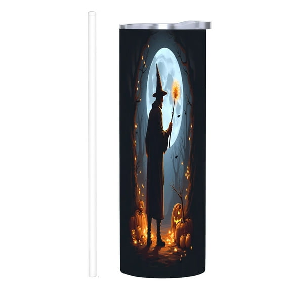 20 oz Stainless Steel Insulated Tumbler - Stylish Halloween Design with ...