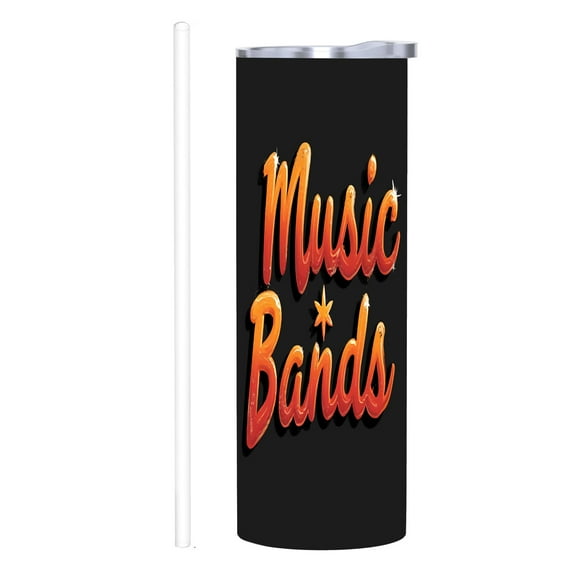 20 oz Stainless Steel Insulated Tumbler - Stylish ' Music Bands ...