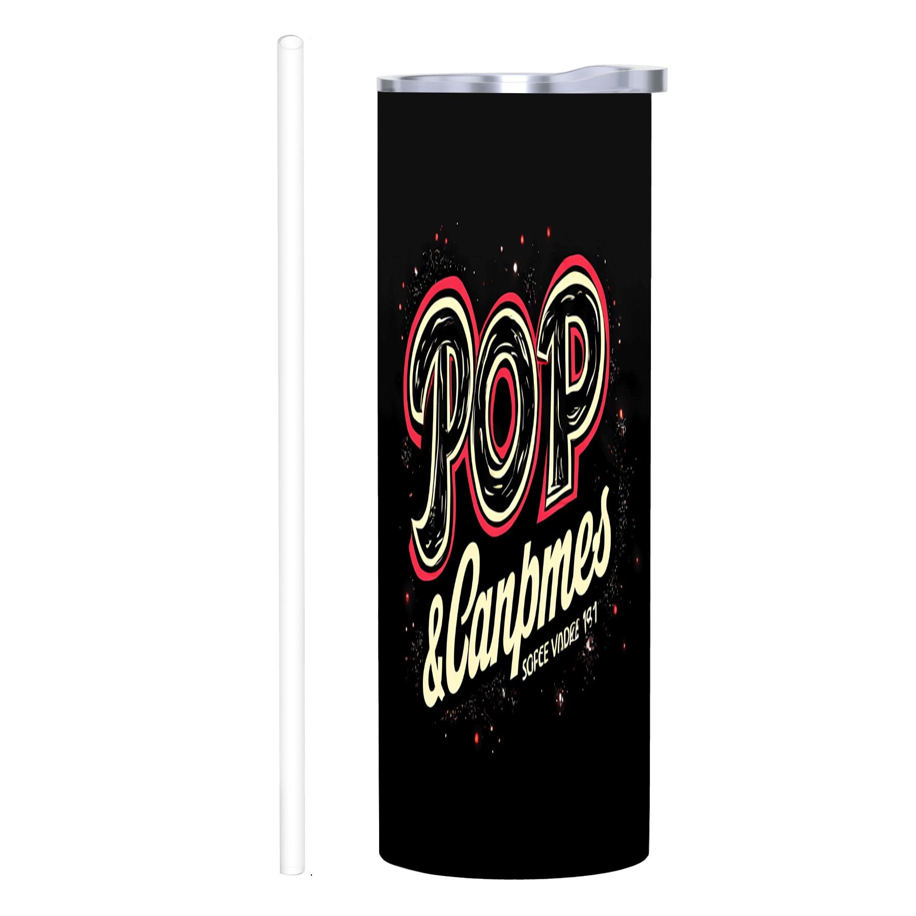20 oz Stainless Steel Insulated Tumbler - Stylish ' POP ' Design with ...