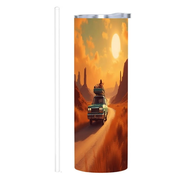 20 oz Stainless Steel Insulated Tumbler - Stylish Pattern Design Lids ...