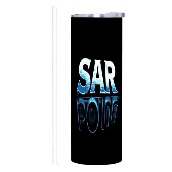 20 oz Stainless Steel Insulated Tumbler - Stylish ' SAR POINT ' Design ...