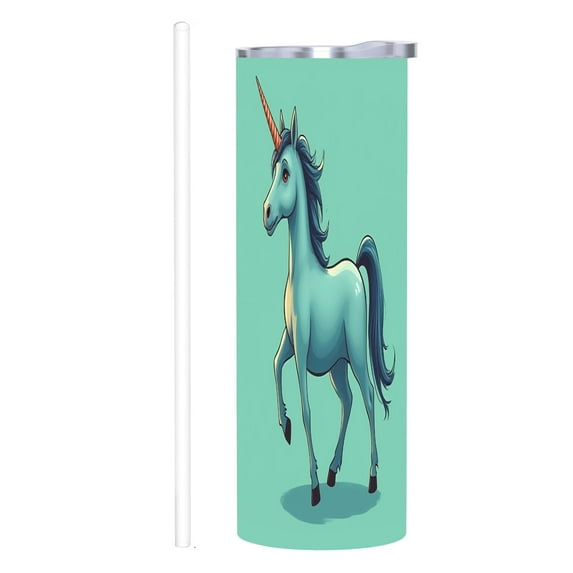20 oz Stainless Steel Insulated Tumbler - Stylish Unicorn Design with ...