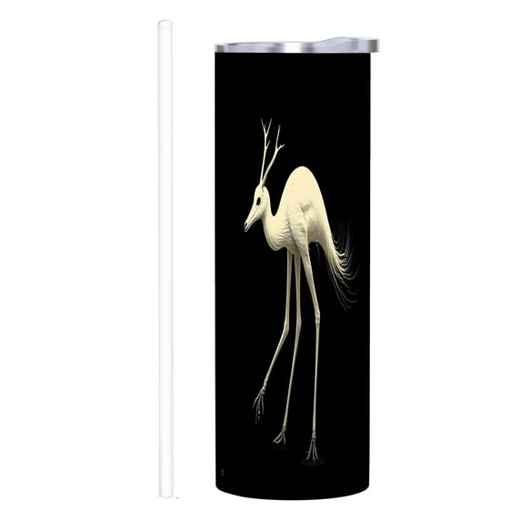 20 oz Stainless Steel Insulated Tumbler - Surreal Deer Design with ...