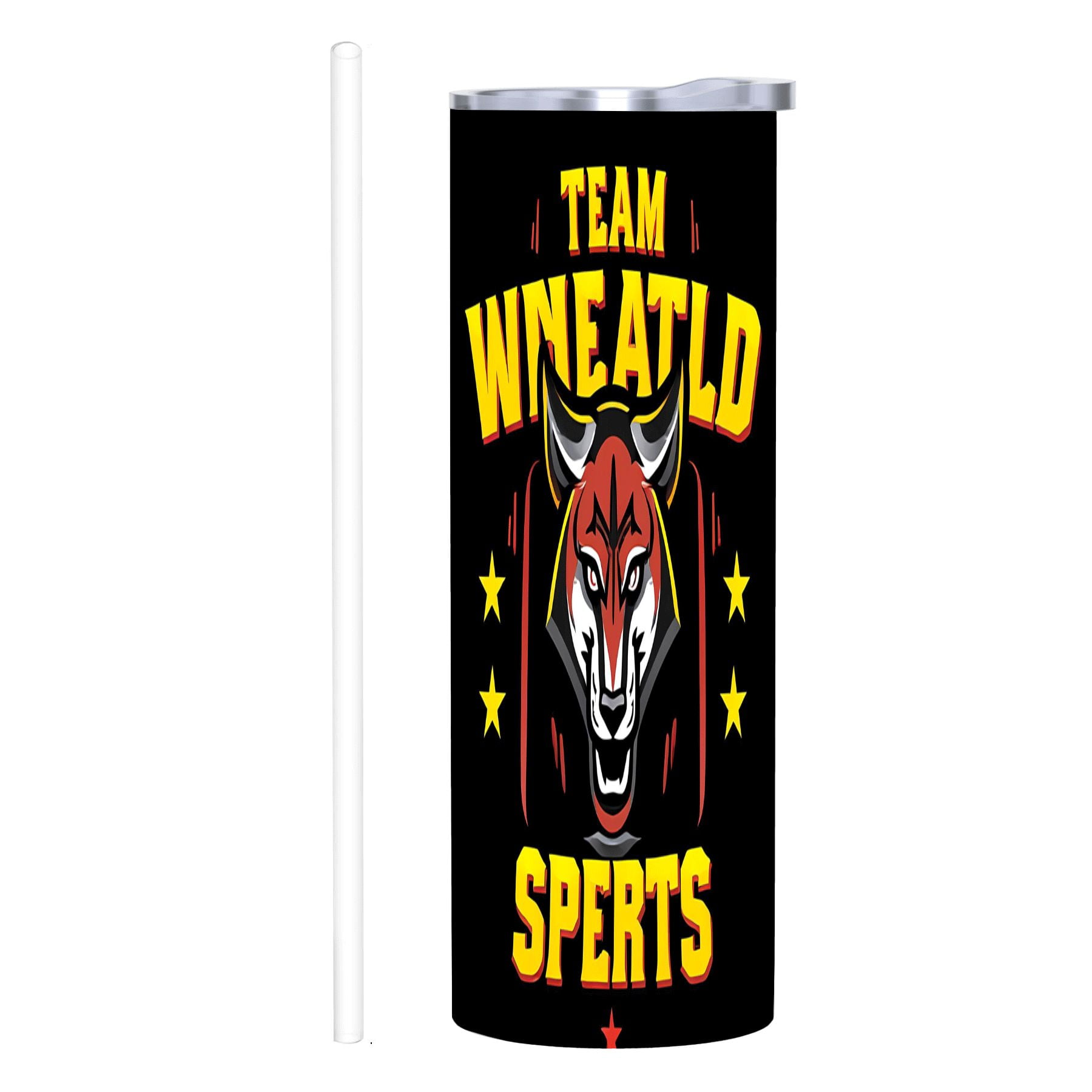 20 oz Stainless Steel Insulated Tumbler - TEAM WINEATLD SPORTS Bold Fox ...