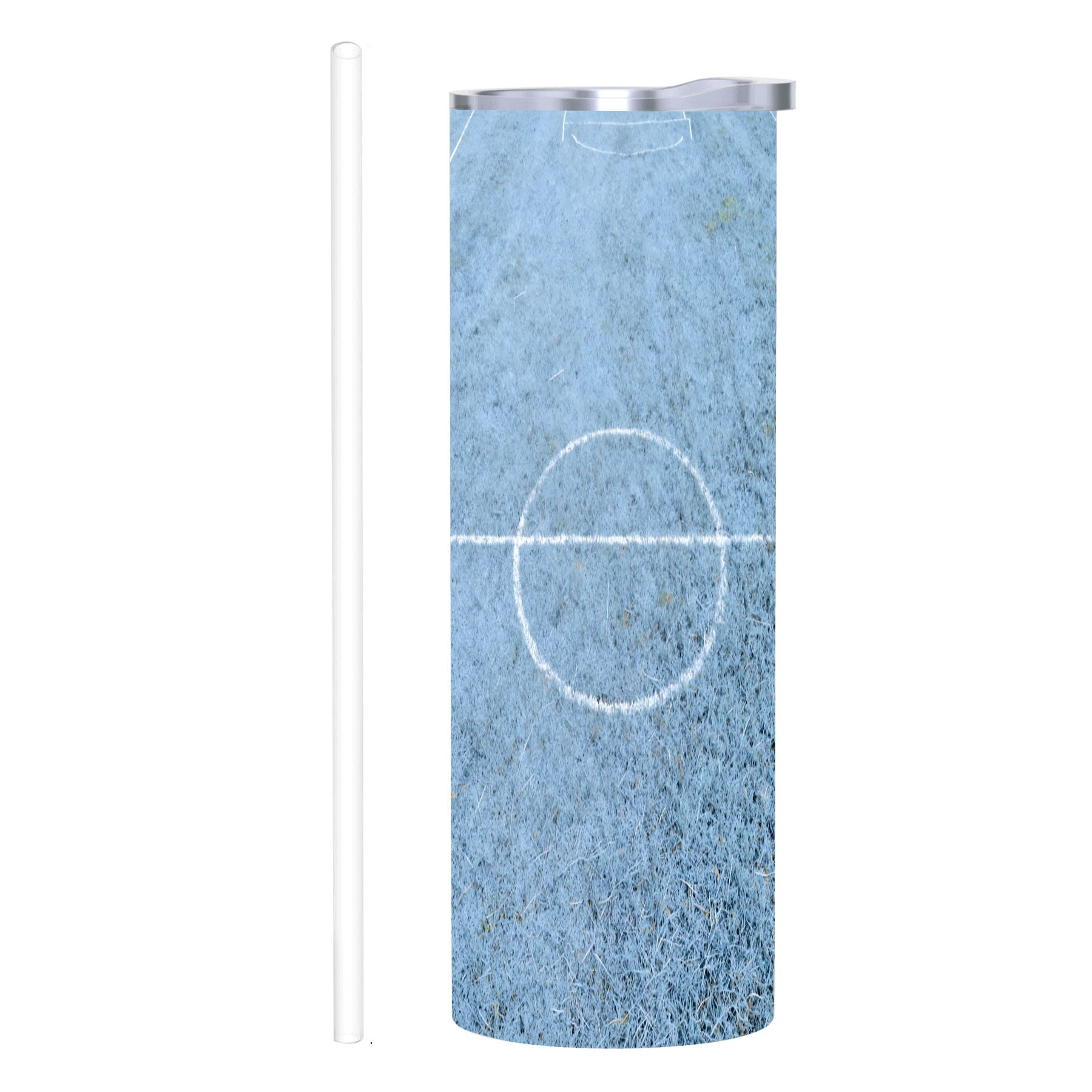20 oz Stainless Steel Insulated Tumbler - Textured Blue Grass Design ...