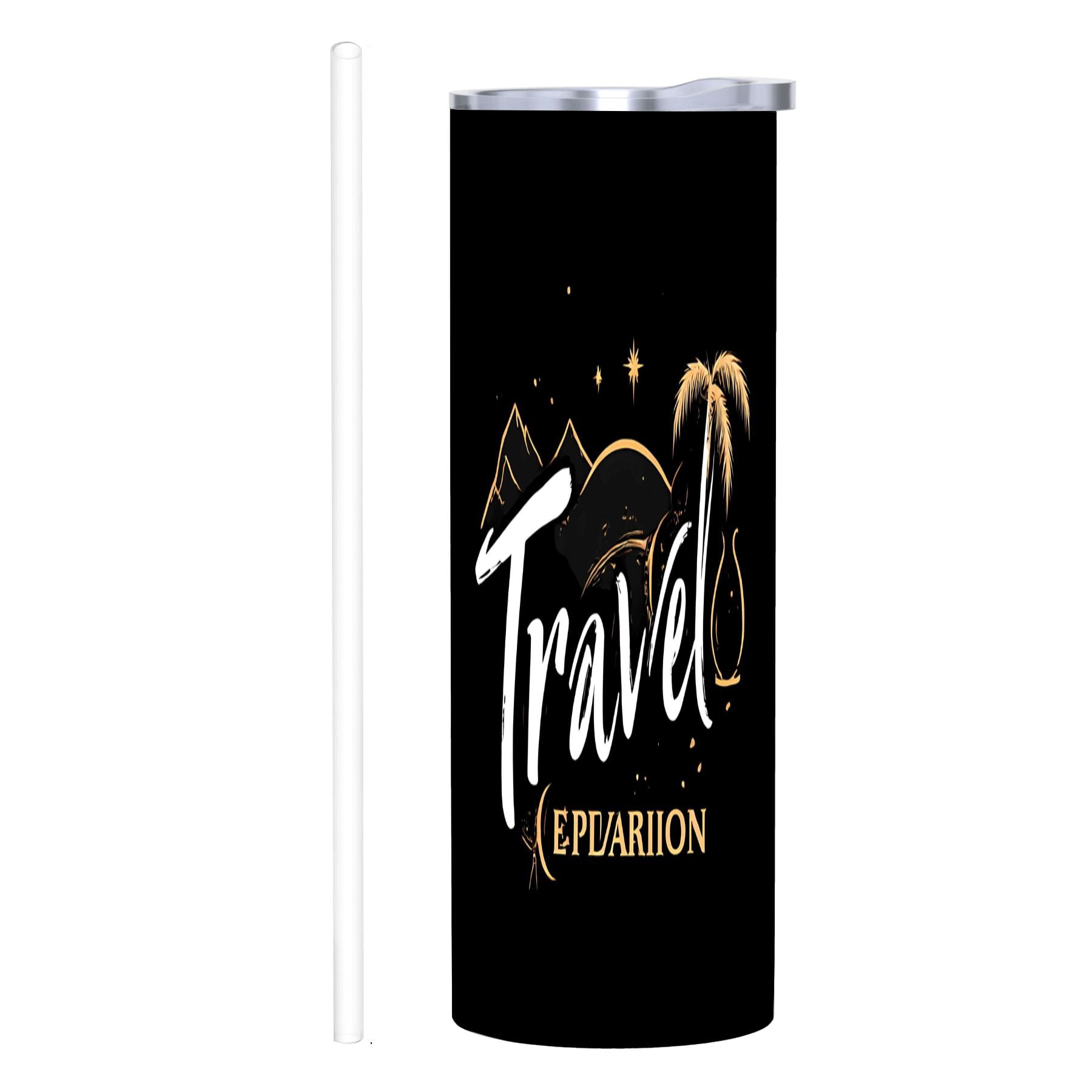 20 oz Stainless Steel Insulated Tumbler - Travel Design with Cursive ...