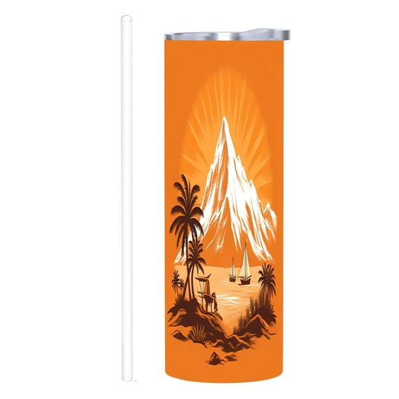 20 oz Stainless Steel Insulated Tumbler - Tropical Mountain & Sun ...