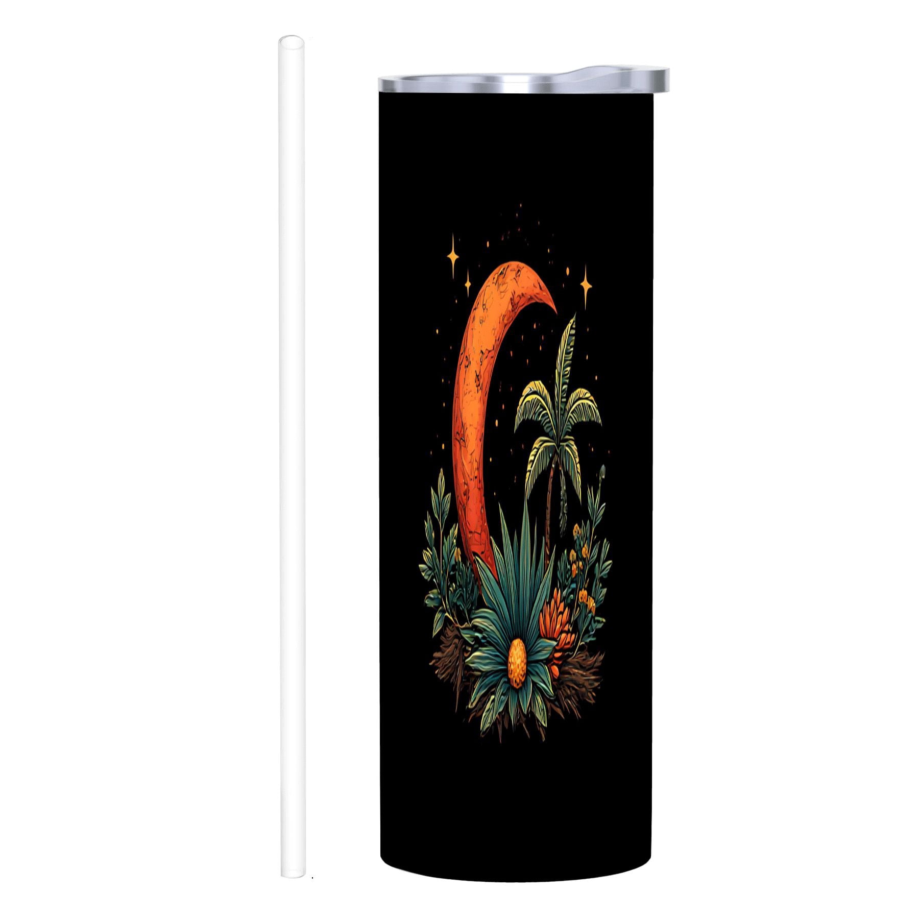 20 oz Stainless Steel Insulated Tumbler - Tropical Stars Design ...