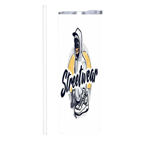 20 oz Stainless Steel Insulated Tumbler - Urban Style Hoodie Graphic ...