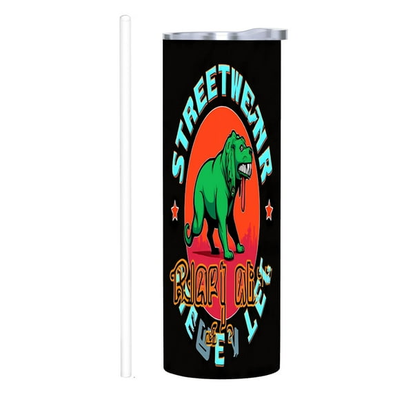 20 oz Stainless Steel Insulated Tumbler - Vibrant Beast Design with ...