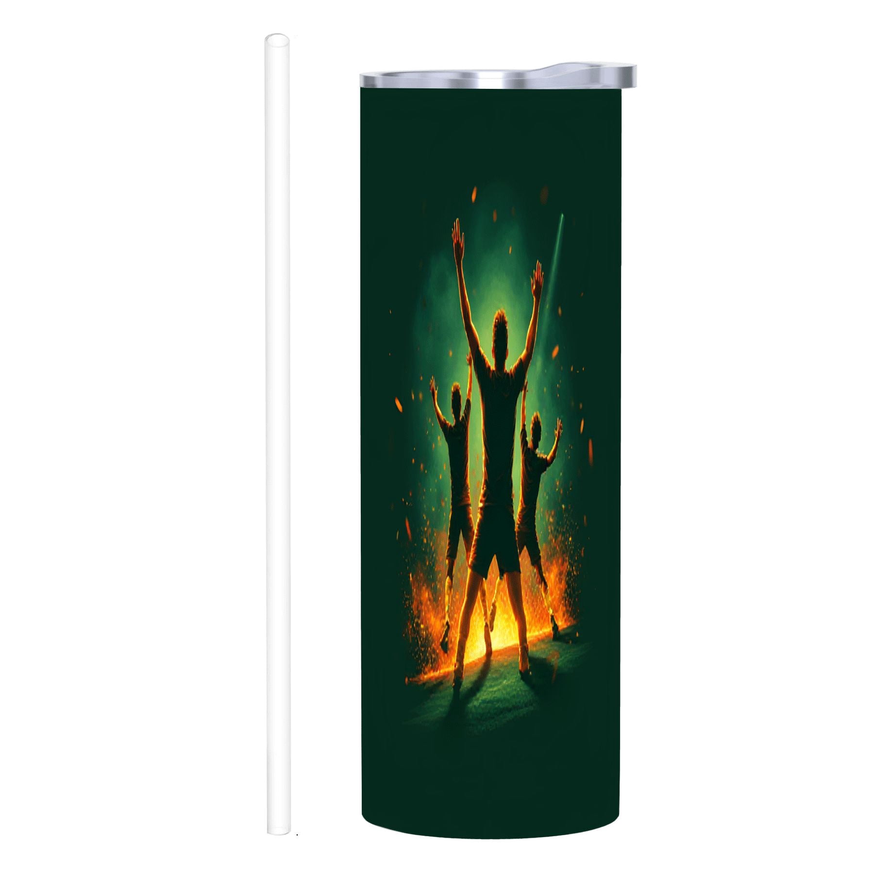 20 oz Stainless Steel Insulated Tumbler - Vibrant Celebration Design ...
