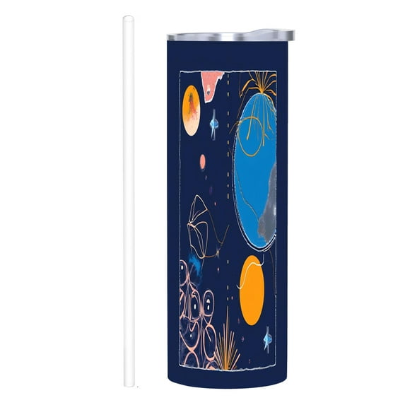 20 oz Stainless Steel Insulated Tumbler - Vibrant Earth Design with ...