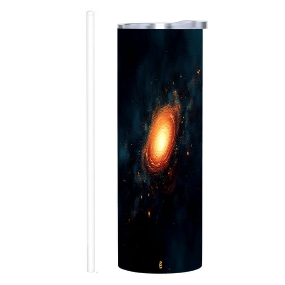 20 oz Stainless Steel Insulated Tumbler - Vibrant Galaxy Design Double ...