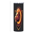 20 oz Stainless Steel Insulated Tumbler - Vibrant Lion ' s Head Design ...
