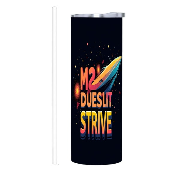 20 oz Stainless Steel Insulated Tumbler - Vibrant ' M2 DUESLIT STRIVE ...
