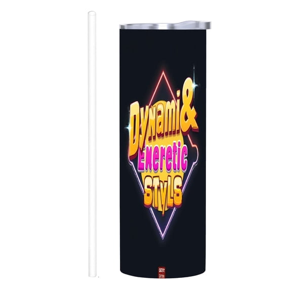 20 oz Stainless Steel Insulated Tumbler - Vibrant Neon ' Dynami ...