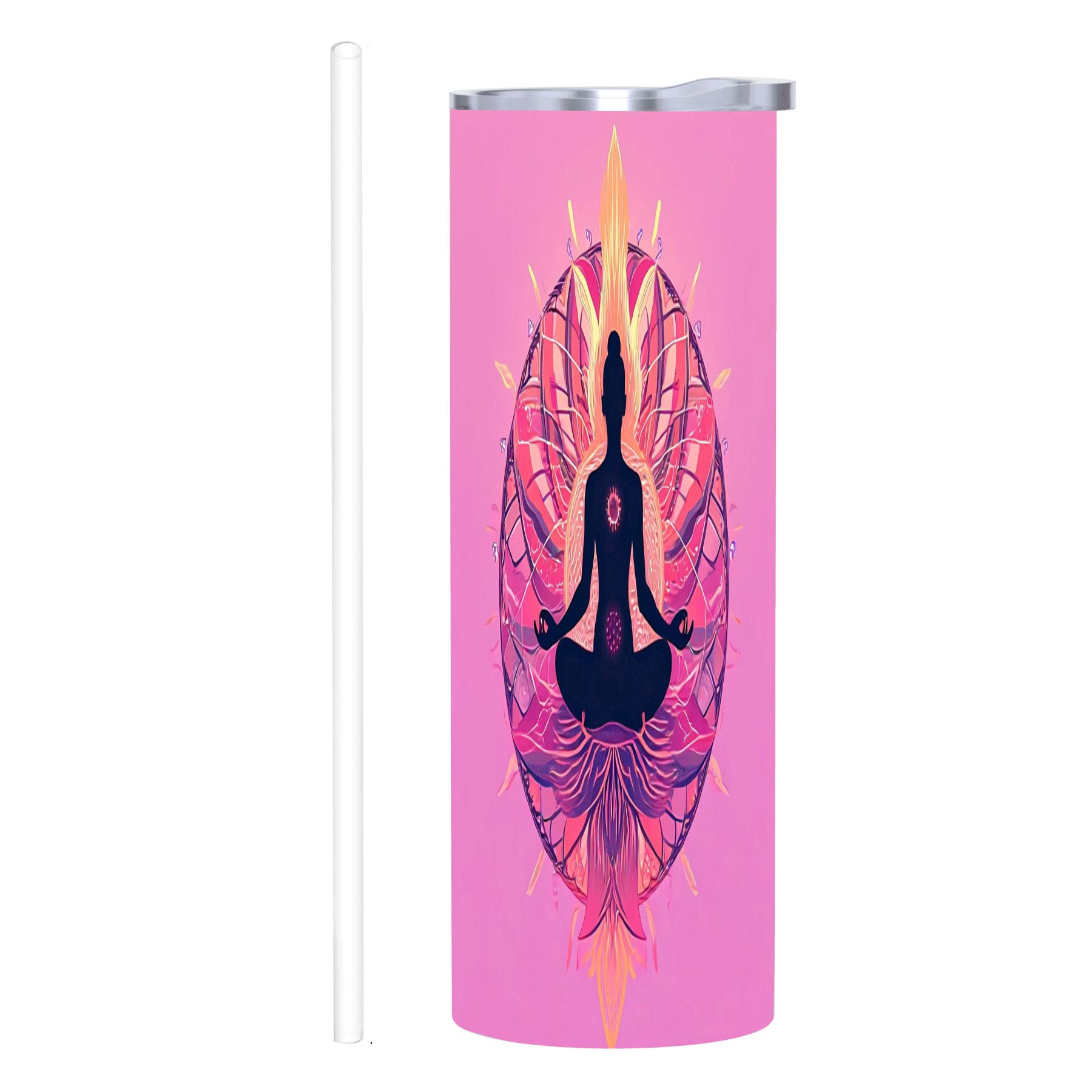 20 oz Stainless Steel Insulated Tumbler - Vibrant Patterns Double Wall ...