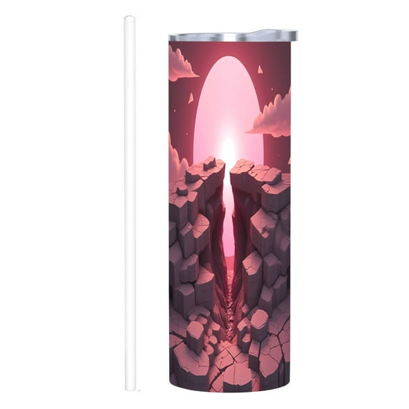 20 oz Stainless Steel Insulated Tumbler - Vibrant Pink & Purple ...