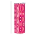 20 oz Stainless Steel Insulated Tumbler - Vibrant Pink & Red Floral ...